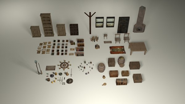 Mega pack items magical 3D model - TurboSquid 1703173