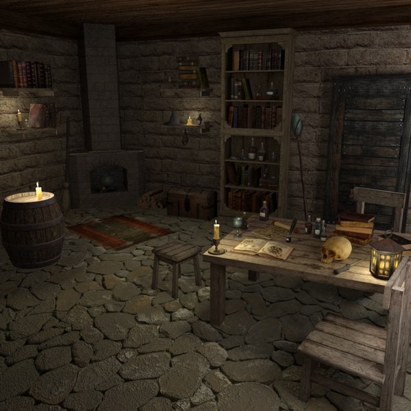 modèle 3D de Wizard Magic House Mega Pack - Plus de 130 articles de ...