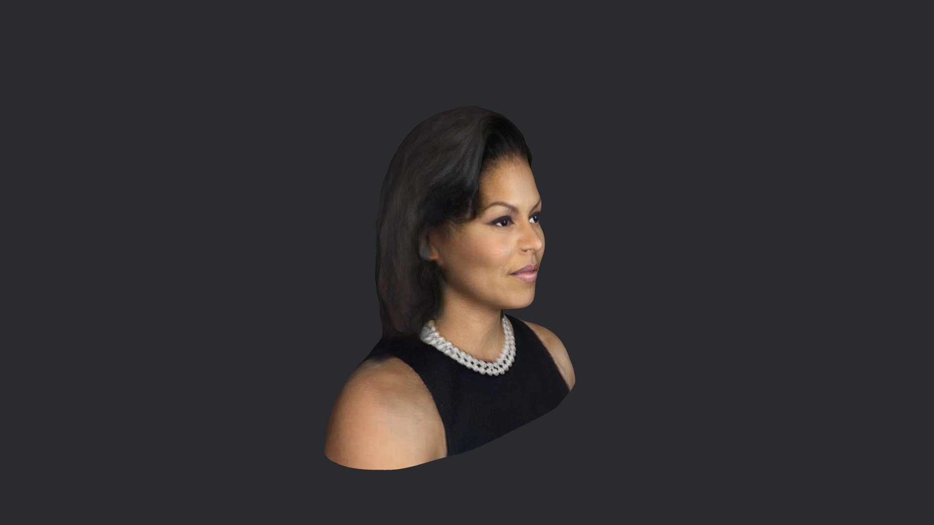 Michelle Obama- Realistic Bust Head Ready 3d Model Model - TurboSquid ...