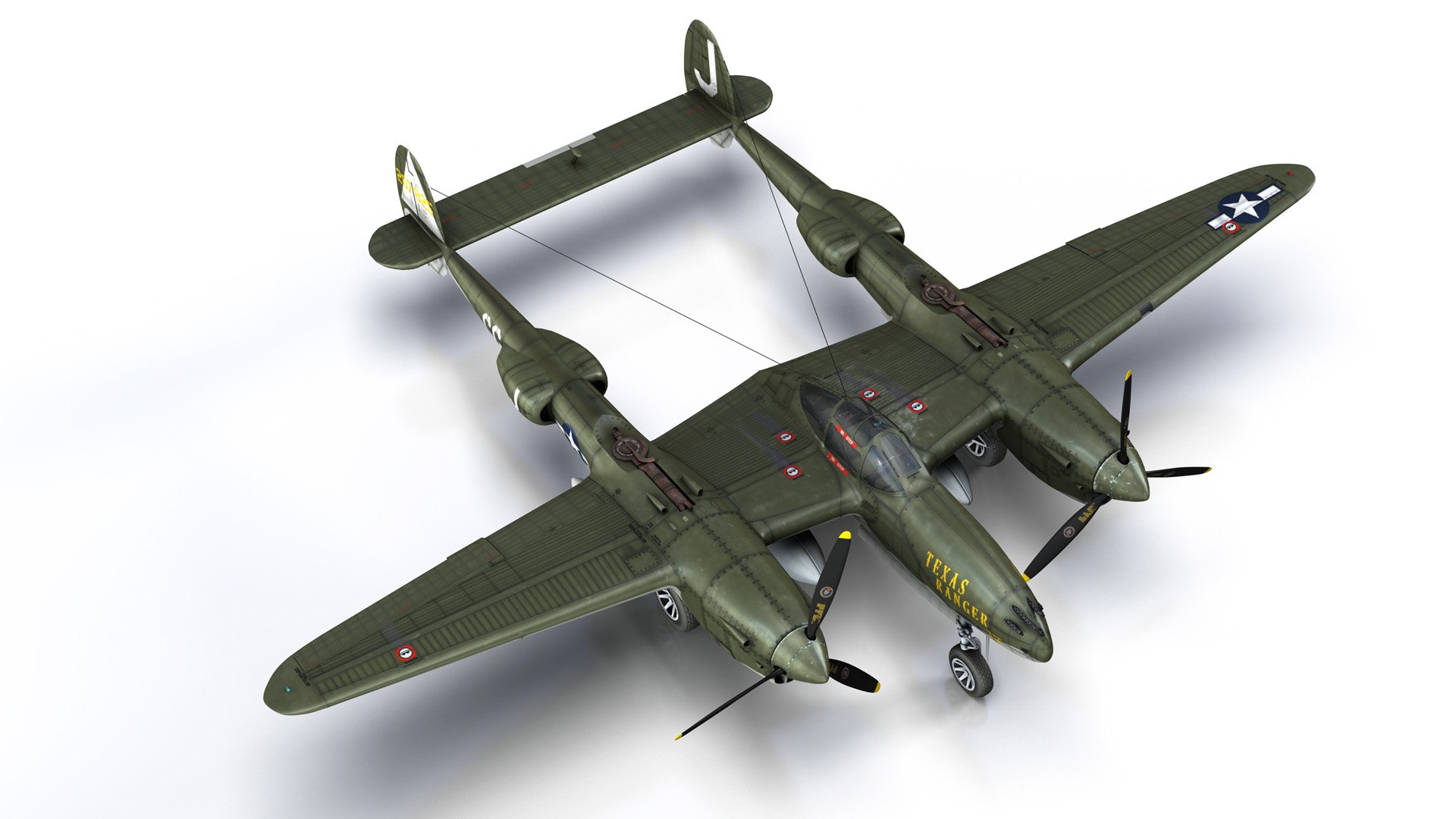 3D Lockheed Lightning - Texas Model - TurboSquid 1701483