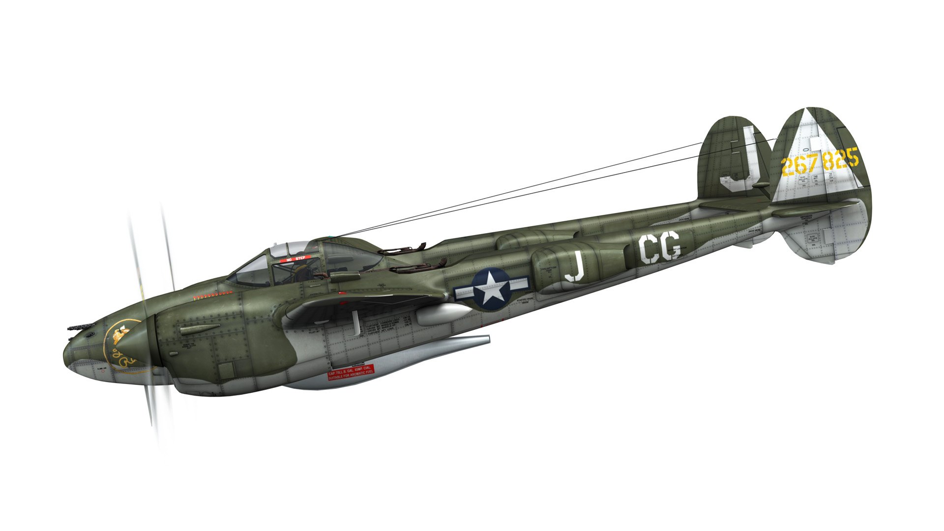 3D Lockheed Lightning - Texas Model - TurboSquid 1701483
