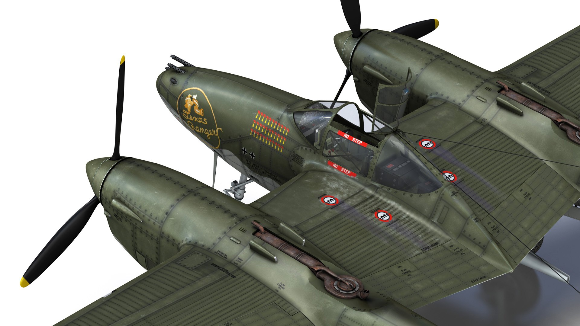 3D Lockheed Lightning - Texas Model - TurboSquid 1701483