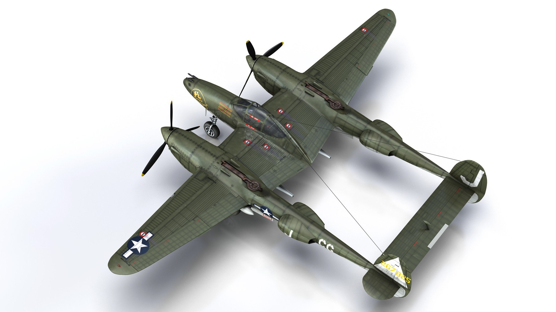 3D Lockheed Lightning - Texas Model - TurboSquid 1701483
