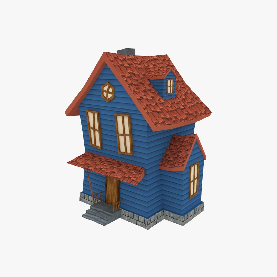3ds Max Cartoon House