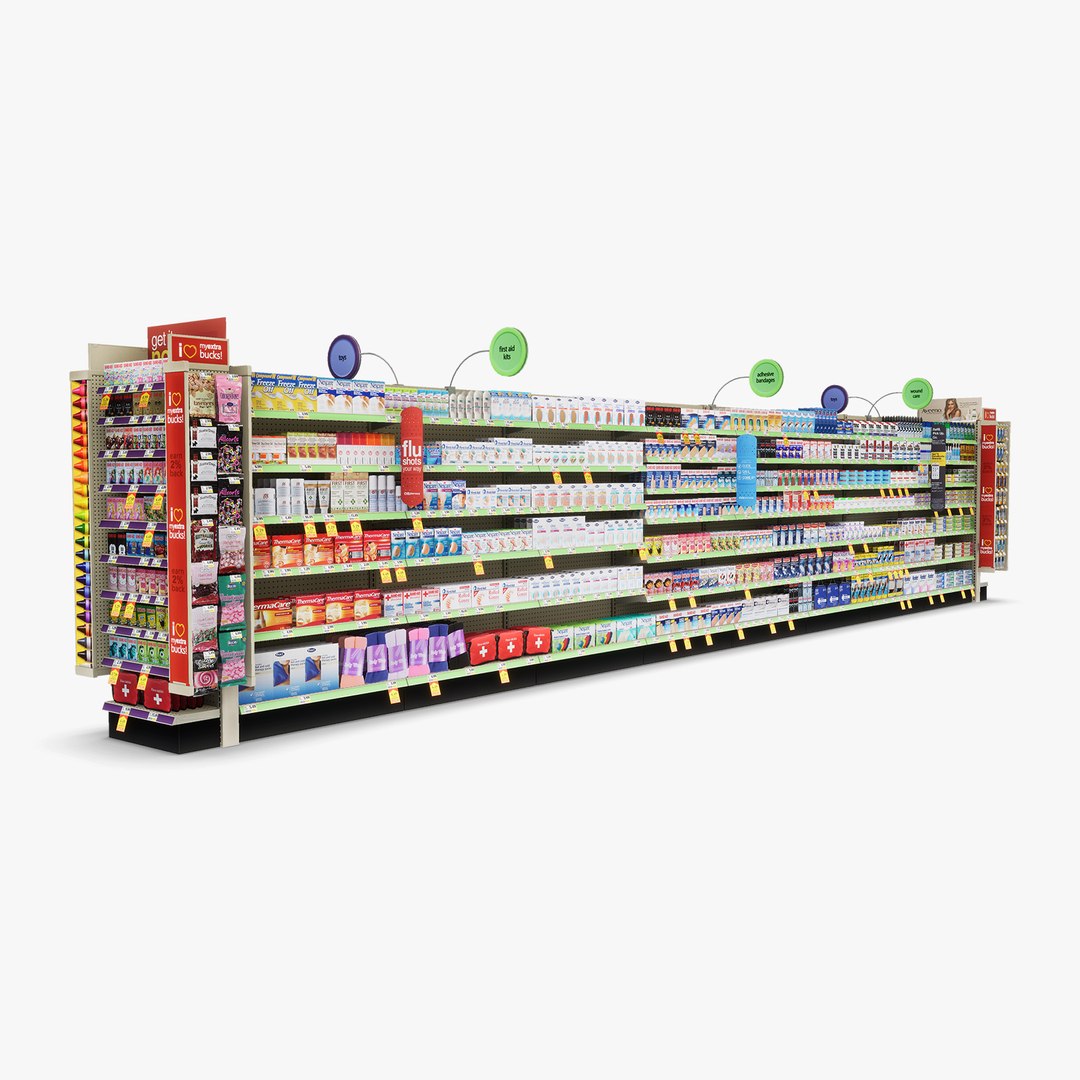 3D aisle 09 - model - TurboSquid 1289812