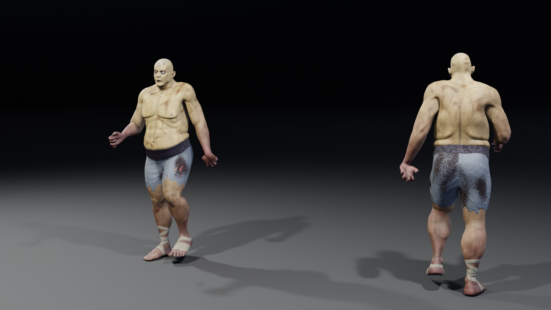 Necro Zombie Character 3D - TurboSquid 1969380