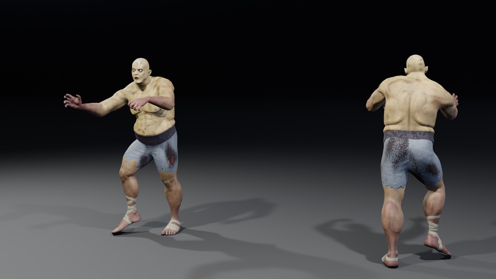 Necro Zombie Character 3D - TurboSquid 1969380