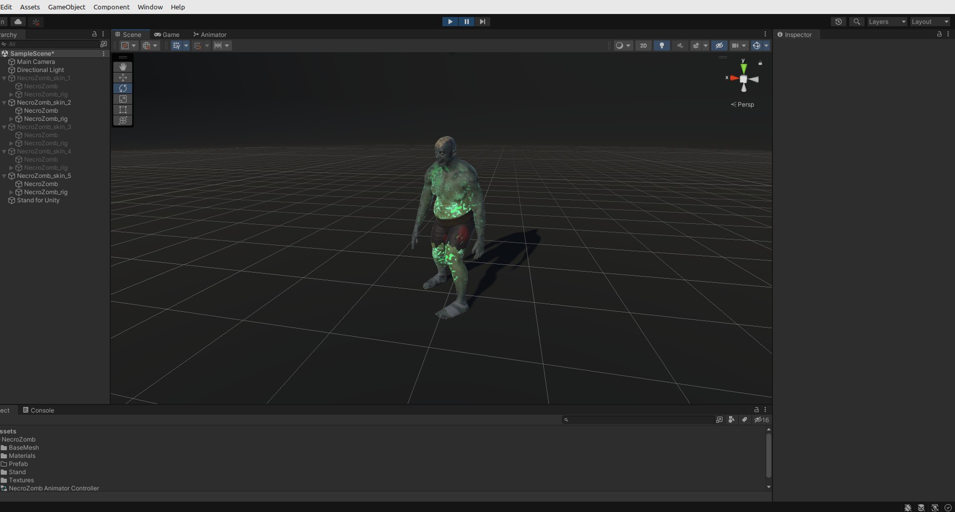 Necro Zombie Character 3D - TurboSquid 1969380