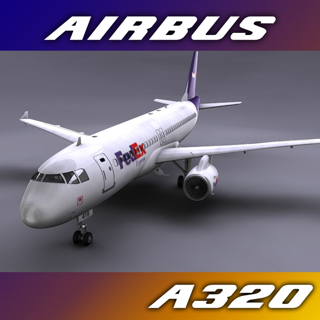 3d Airbus A320 Freight