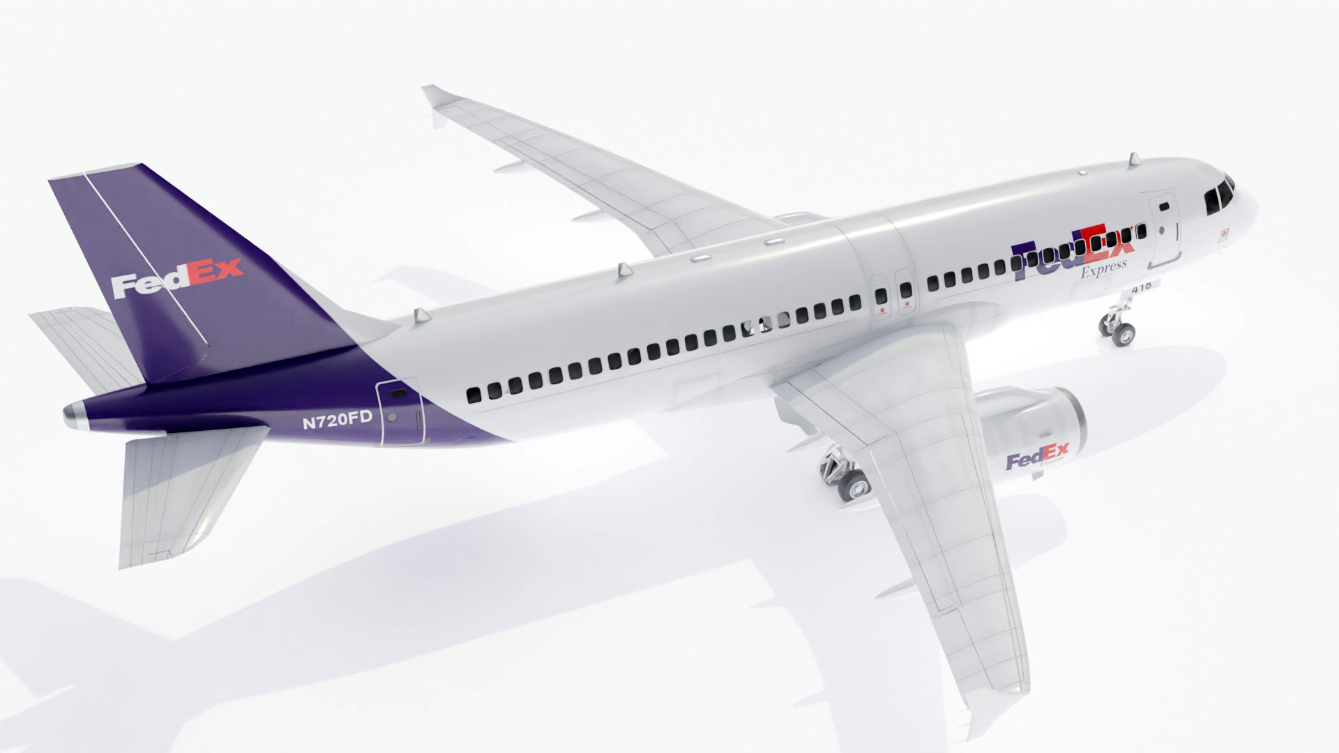 3d Airbus A320 Freight