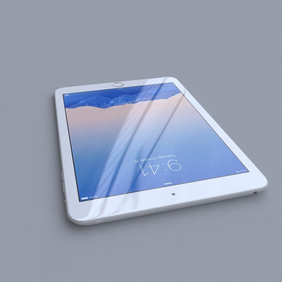 3d Apple Ipad Mini 3 Model