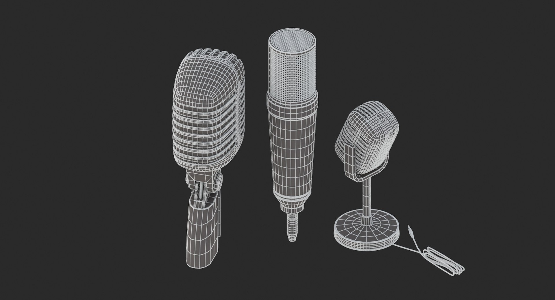 3D Microphone Mic Model - TurboSquid 1333293