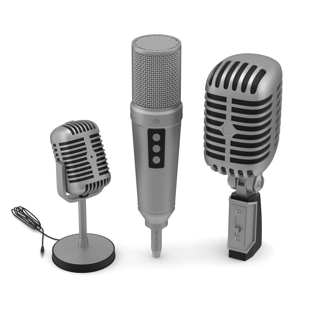 3D Microphone Mic Model - TurboSquid 1333293