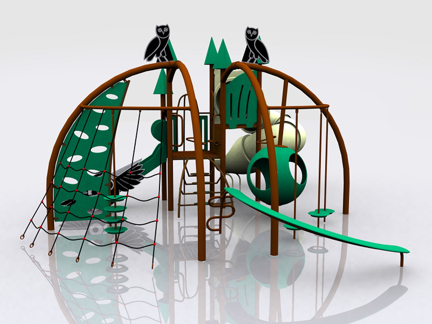Owl Playland Kids 3d Max