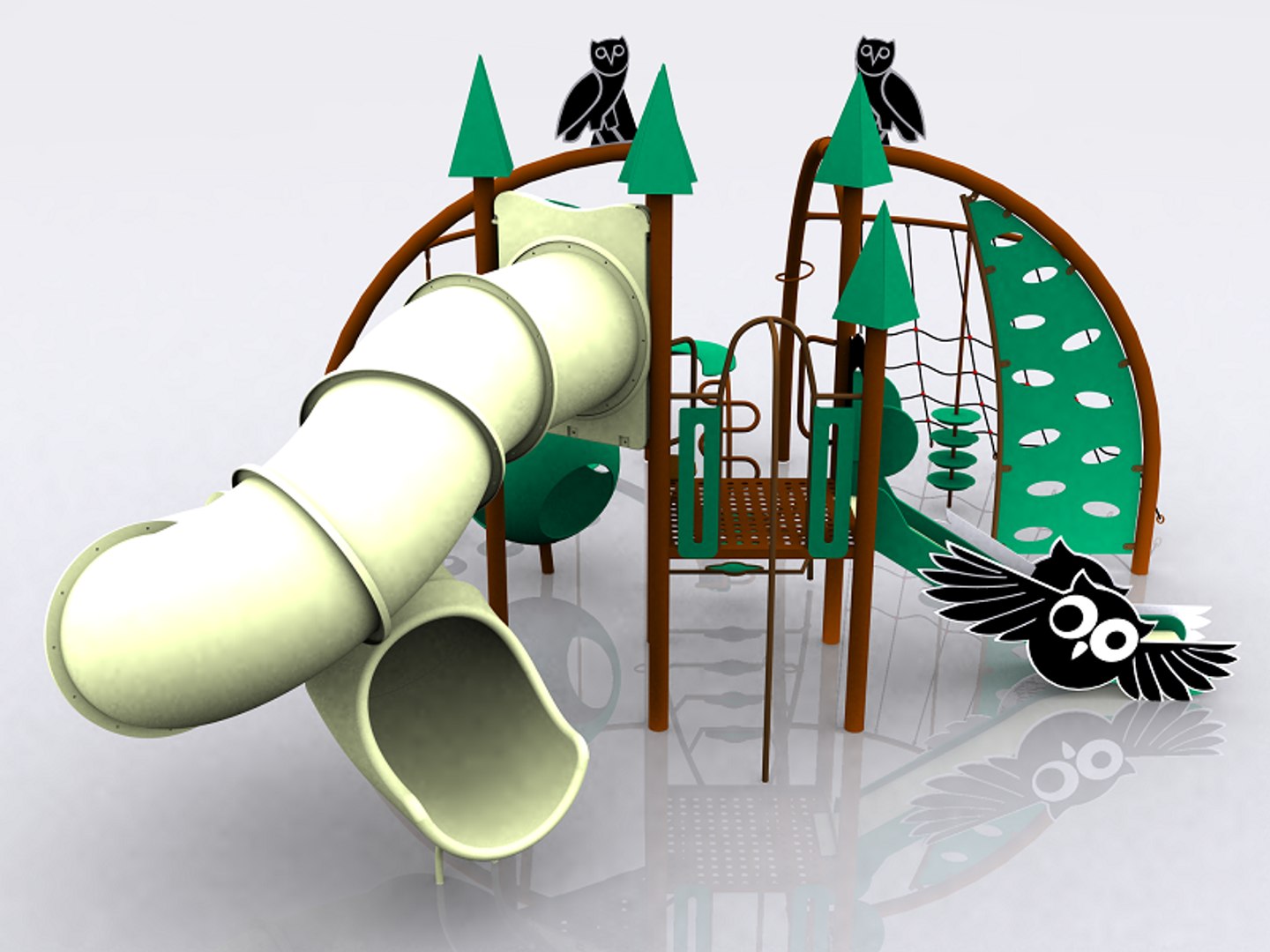 Owl Playland Kids 3d Max
