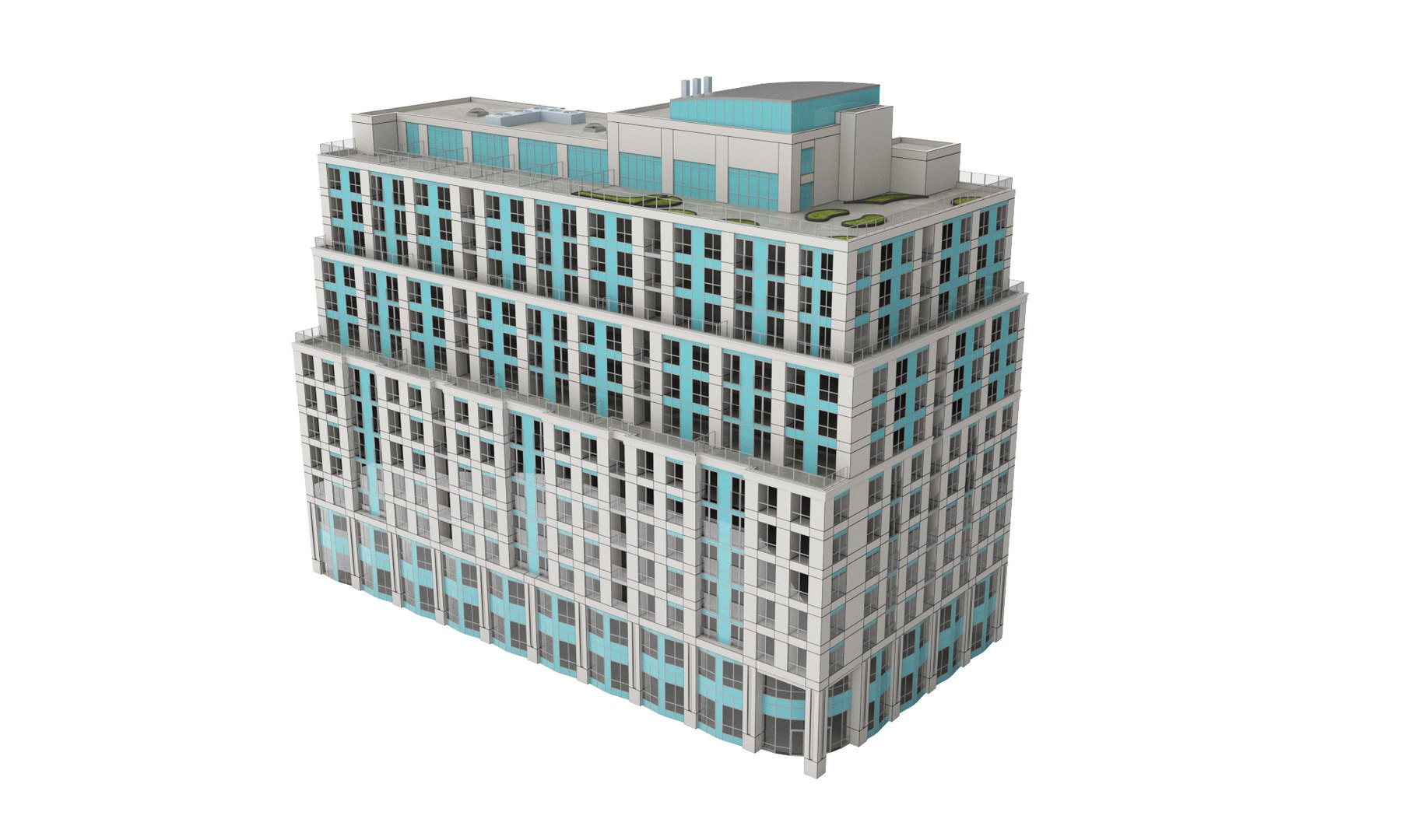168 simcoe building exterior 3D model - TurboSquid 1584707