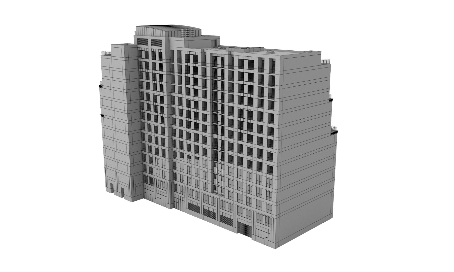 168 simcoe building exterior 3D model - TurboSquid 1584707