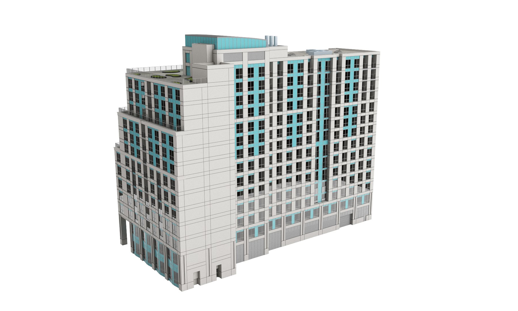 168 simcoe building exterior 3D model - TurboSquid 1584707