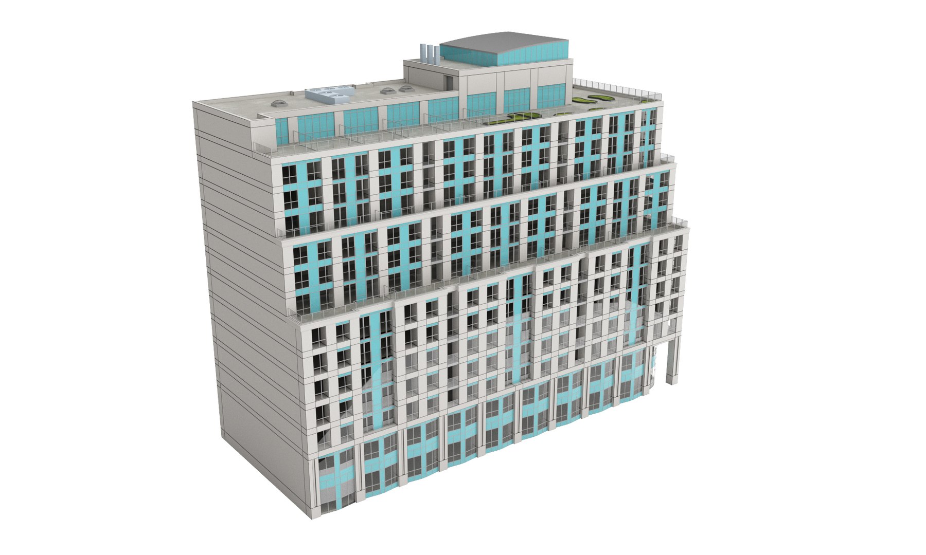 168 simcoe building exterior 3D model - TurboSquid 1584707