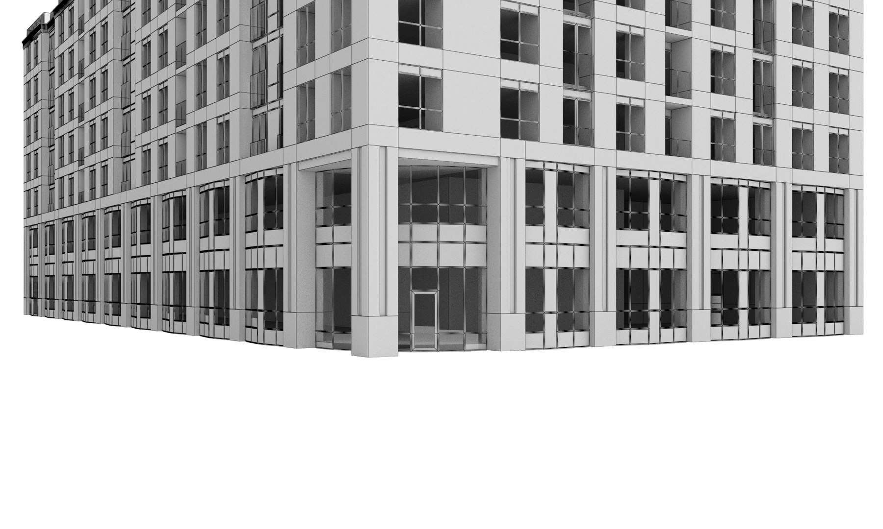 168 simcoe building exterior 3D model - TurboSquid 1584707