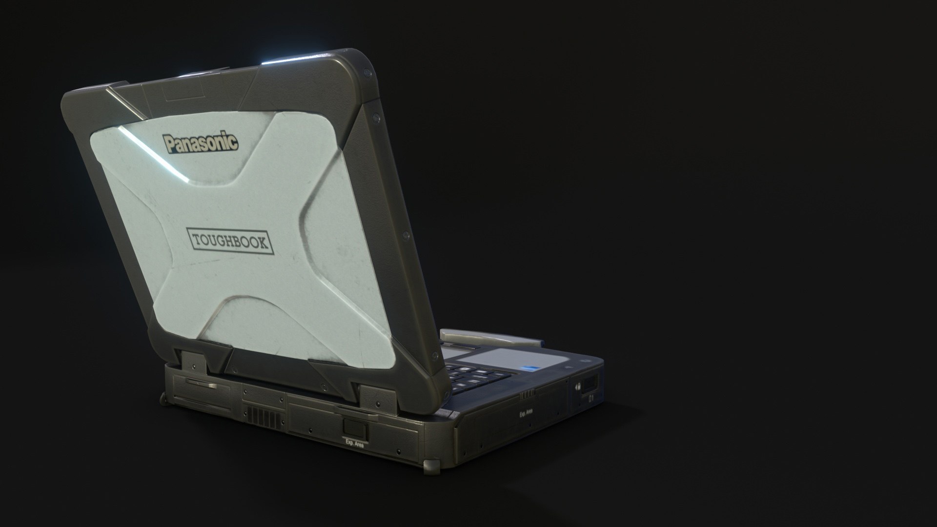 3D Rugged Laptop Panasonic Toughbook 40 LowPoly - TurboSquid 1995480