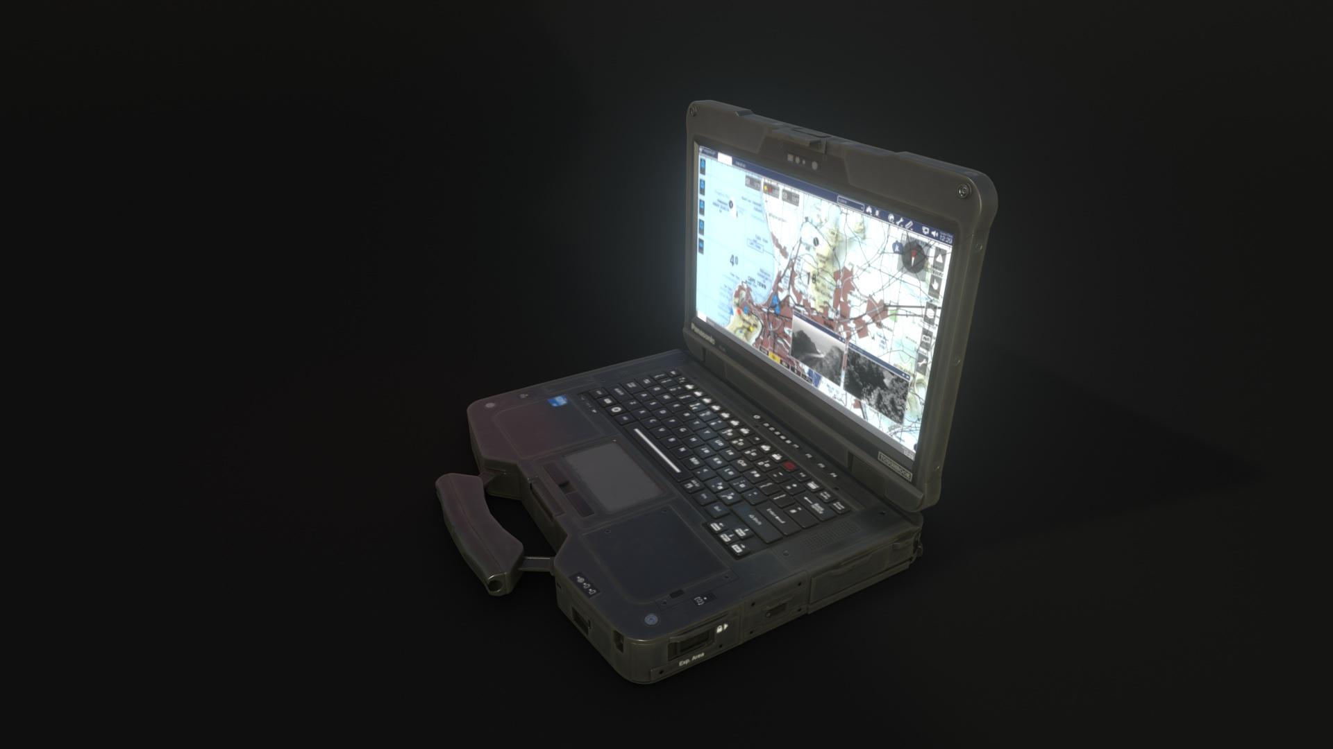 3D Rugged Laptop Panasonic Toughbook 40 LowPoly - TurboSquid 1995480