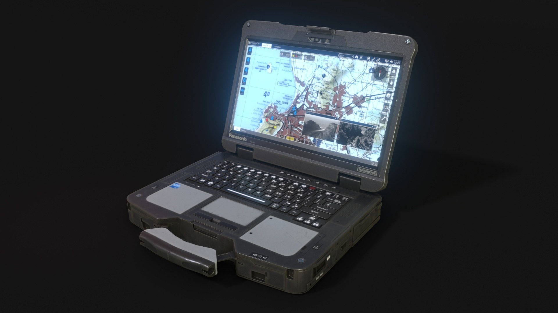 3D Rugged Laptop Panasonic Toughbook 40 LowPoly - TurboSquid 1995480