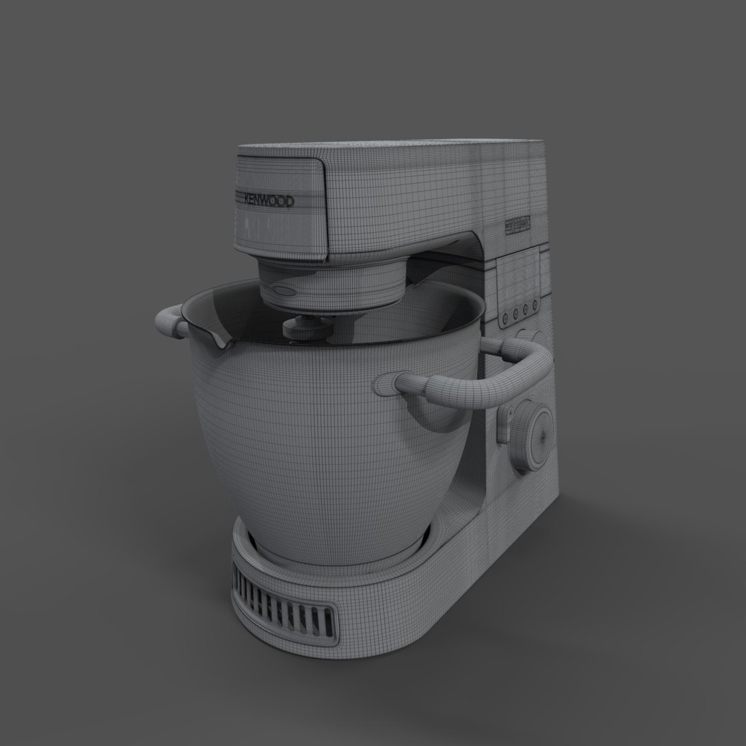 Kitchen mixer kenwood cooking 3D model - TurboSquid 1678529