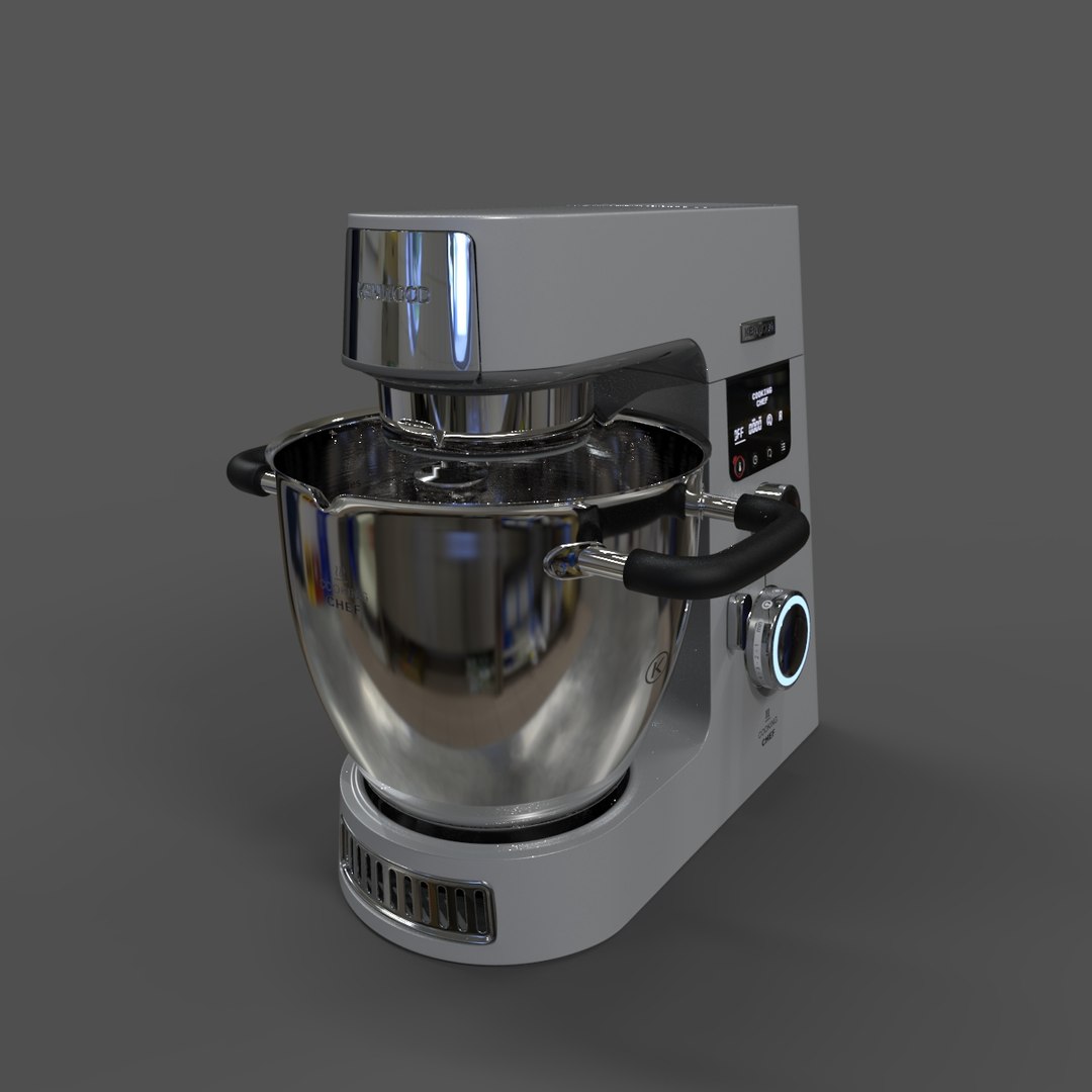 Kitchen mixer kenwood cooking 3D model - TurboSquid 1678529