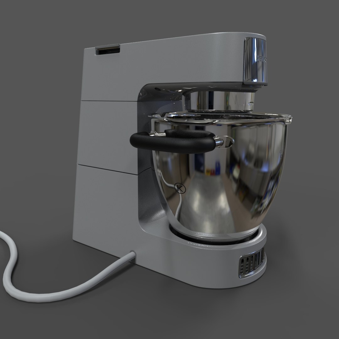 Kitchen mixer kenwood cooking 3D model - TurboSquid 1678529