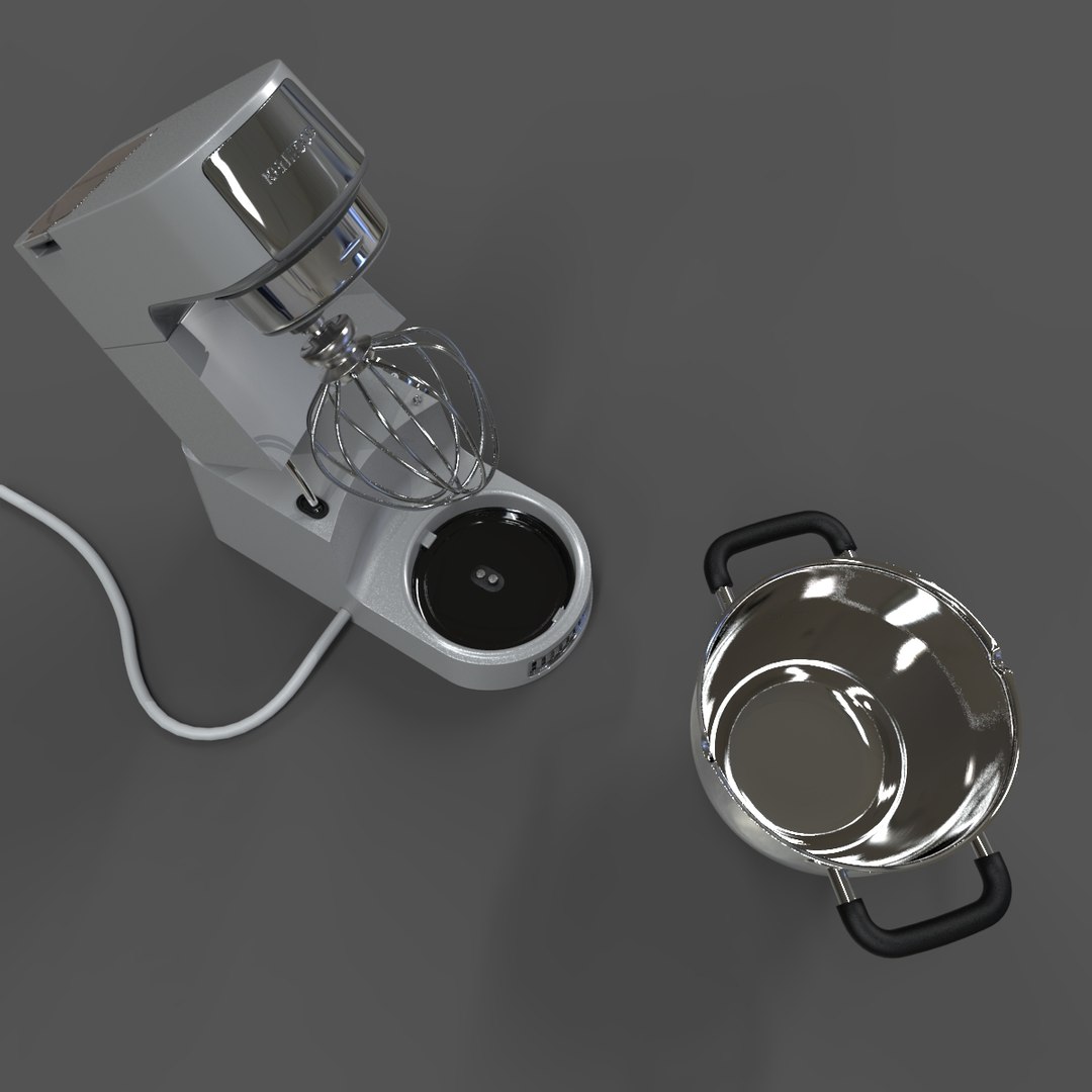 Kitchen mixer kenwood cooking 3D model - TurboSquid 1678529