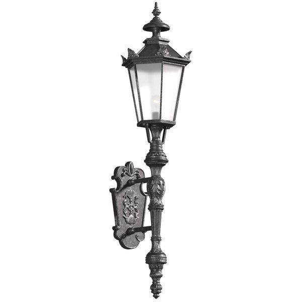 Classical Outdoor wall Lamp Lantern Streetlight Sconce 3D model ...