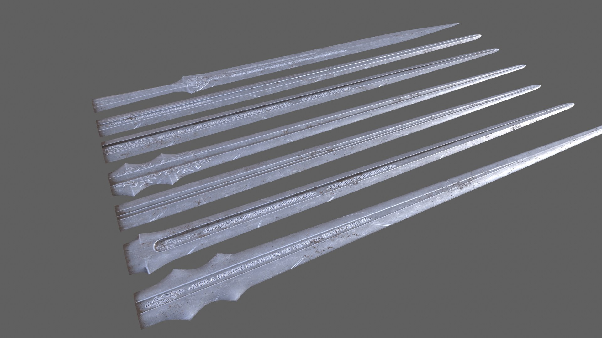 Swords blade 3D - TurboSquid 1601632
