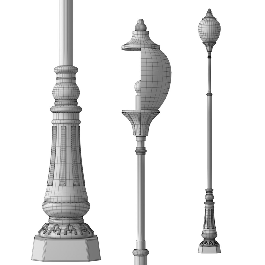 Lamp Post Model - TurboSquid 1584678
