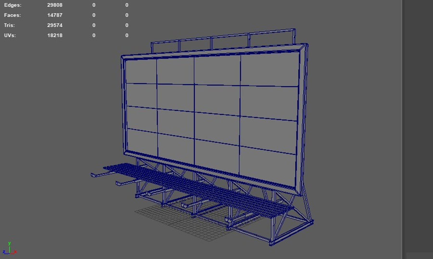 3D Billboard Model 3D Model 3D Model - TurboSquid 2367750