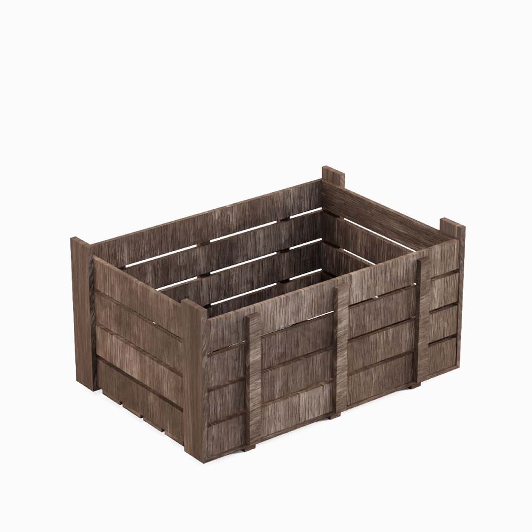 Wooden Crate 02 3D Model - TurboSquid 2286223