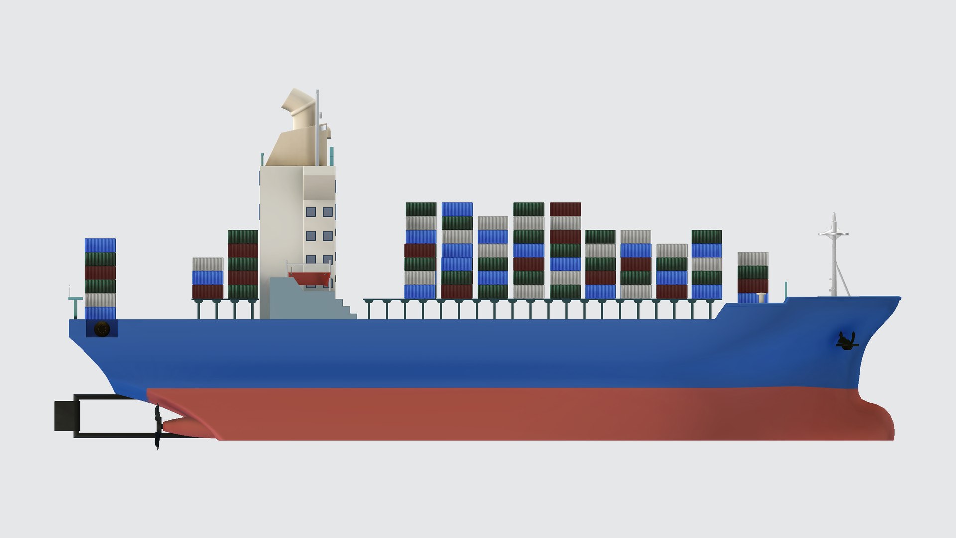 Ocean Freighter Model - TurboSquid 2354905