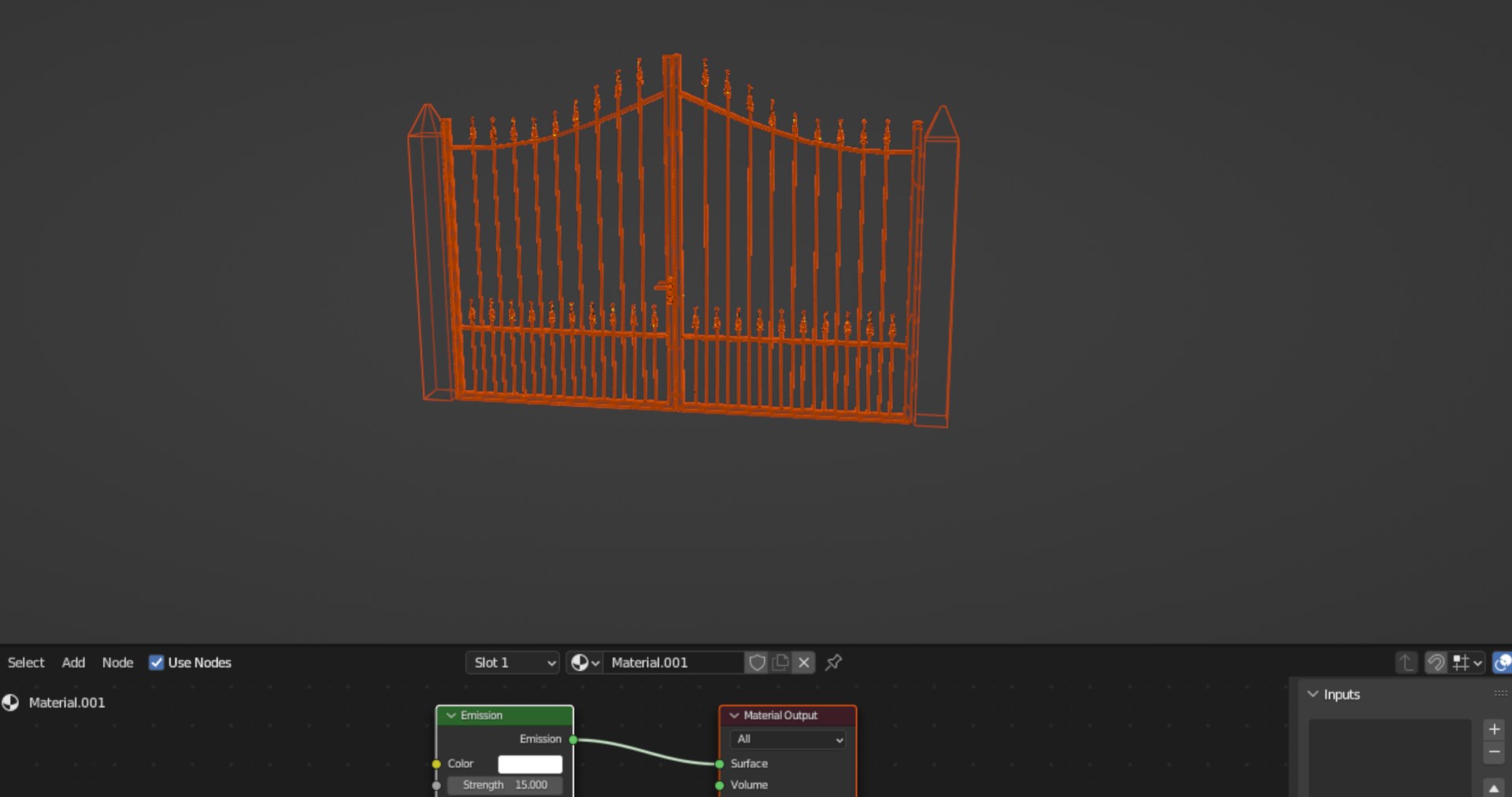 3D Iron Gate - TurboSquid 1987900
