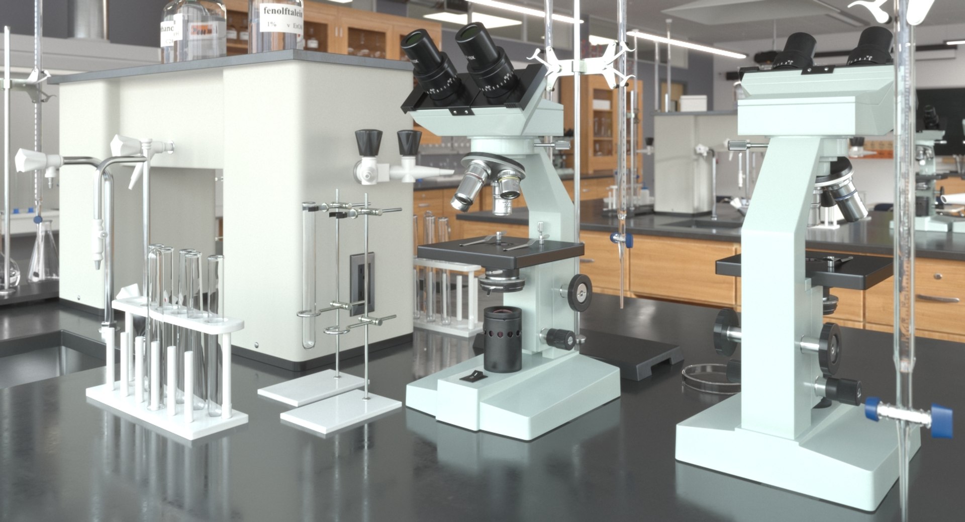 3D classroom laboratory model - TurboSquid 1236513