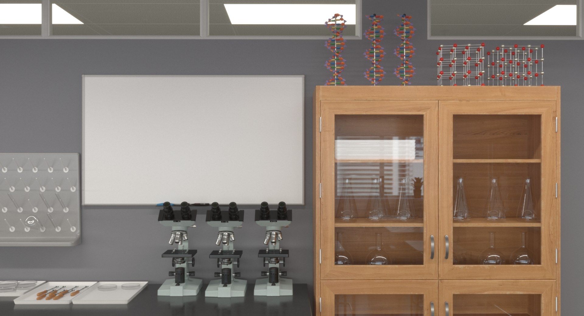 3D classroom laboratory model - TurboSquid 1236513