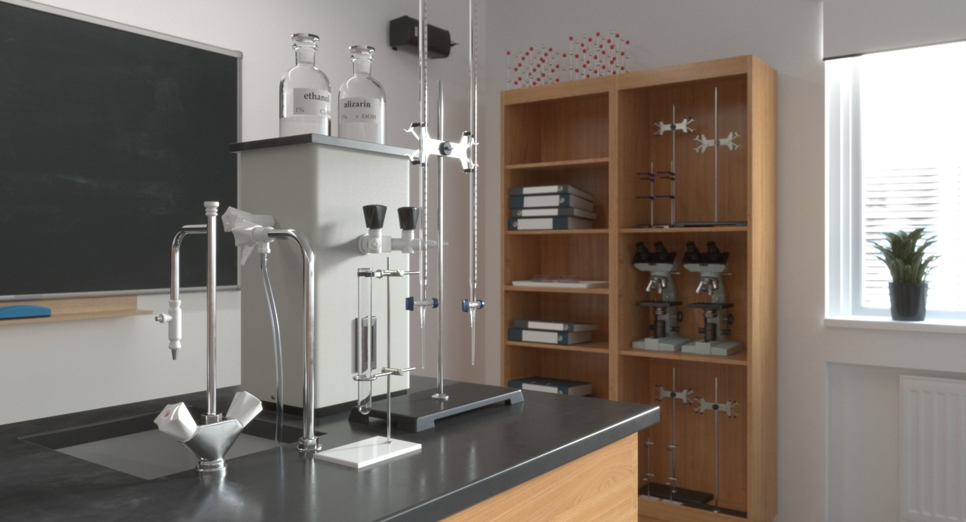 3D classroom laboratory model - TurboSquid 1236513