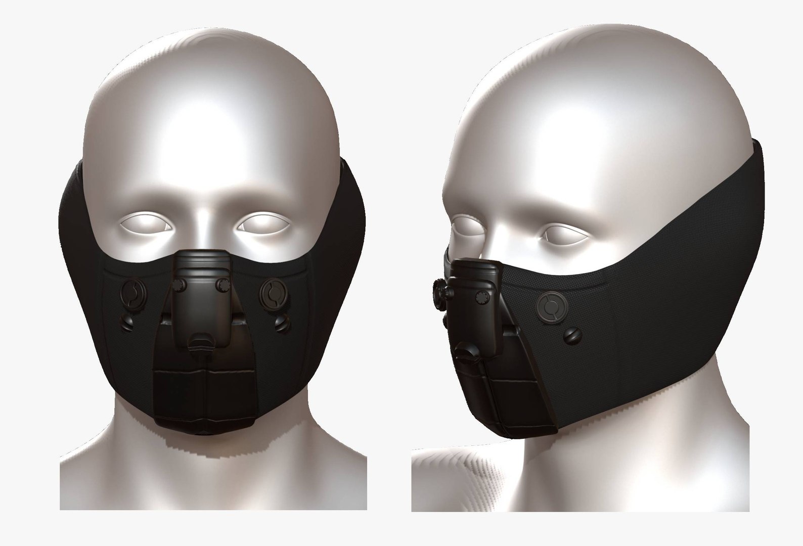 3D gas mask model - TurboSquid 1612997