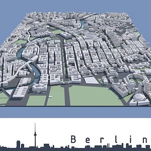 Berlin City 3D Model - TurboSquid 1276331