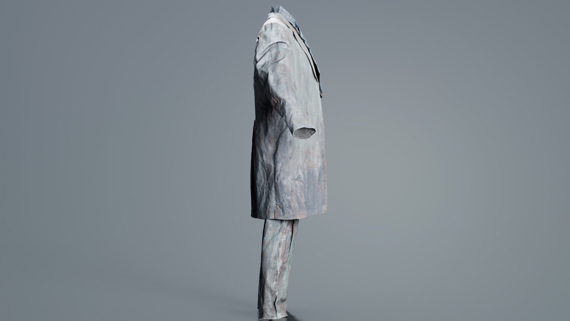 3D Model Statue Costume Remastered - TurboSquid 2360028