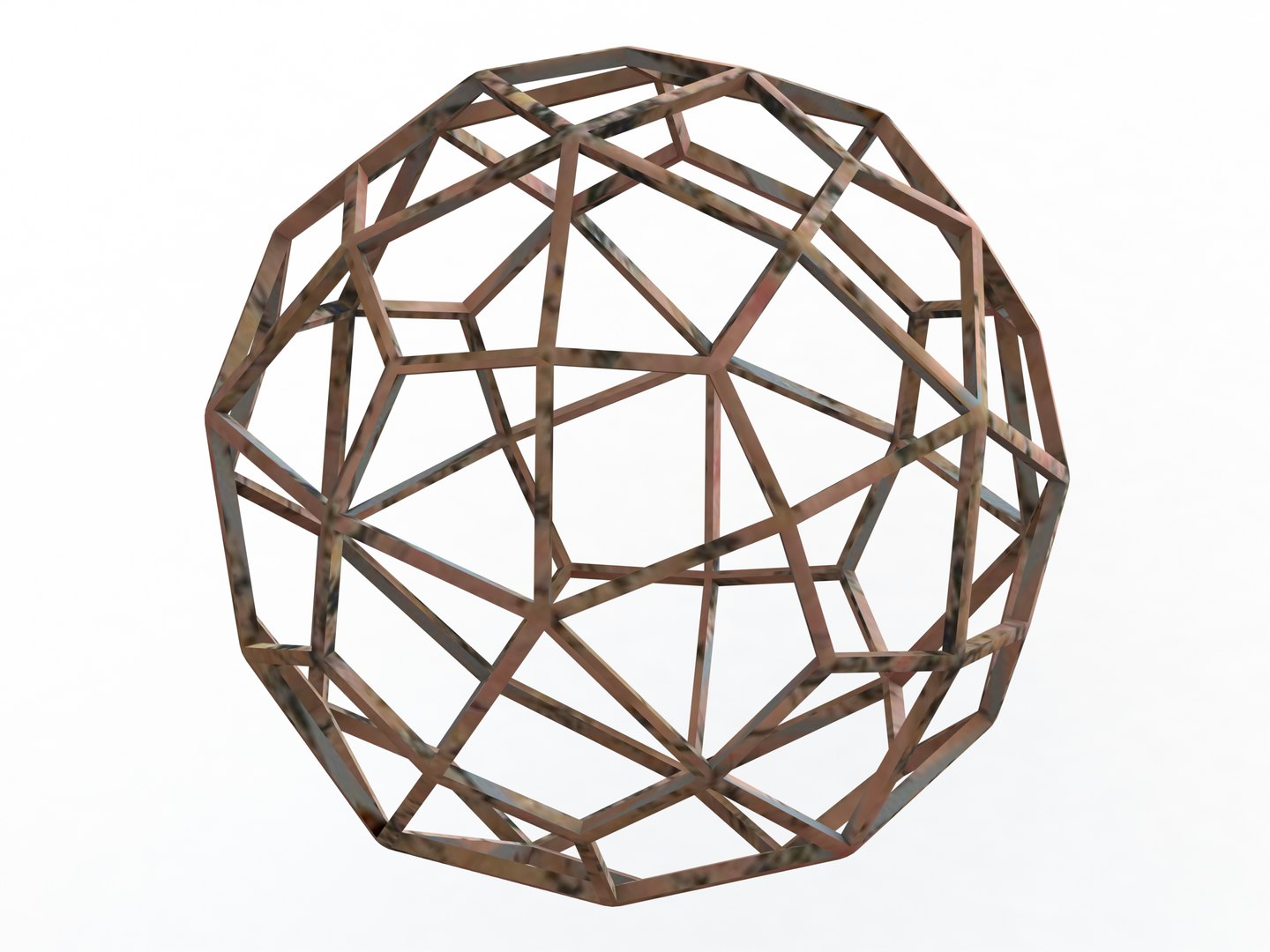 Wireframe Shape Deltoidal Hexecontahedron 3D Model - TurboSquid 2169205