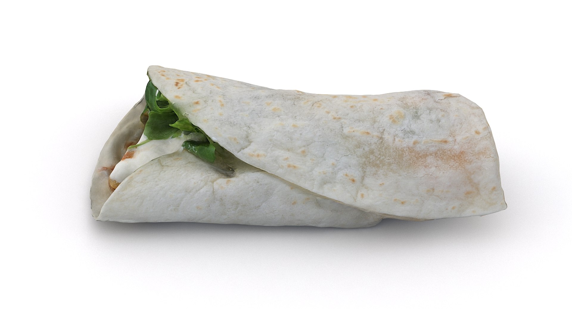 Retopology Burrito 3D Model - TurboSquid 1271002