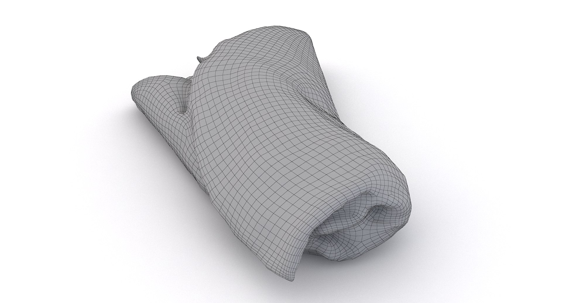 Retopology Burrito 3D Model - TurboSquid 1271002