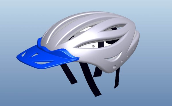 bicycle helmet 3d model