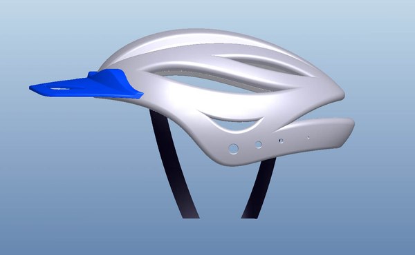 bicycle helmet 3d model