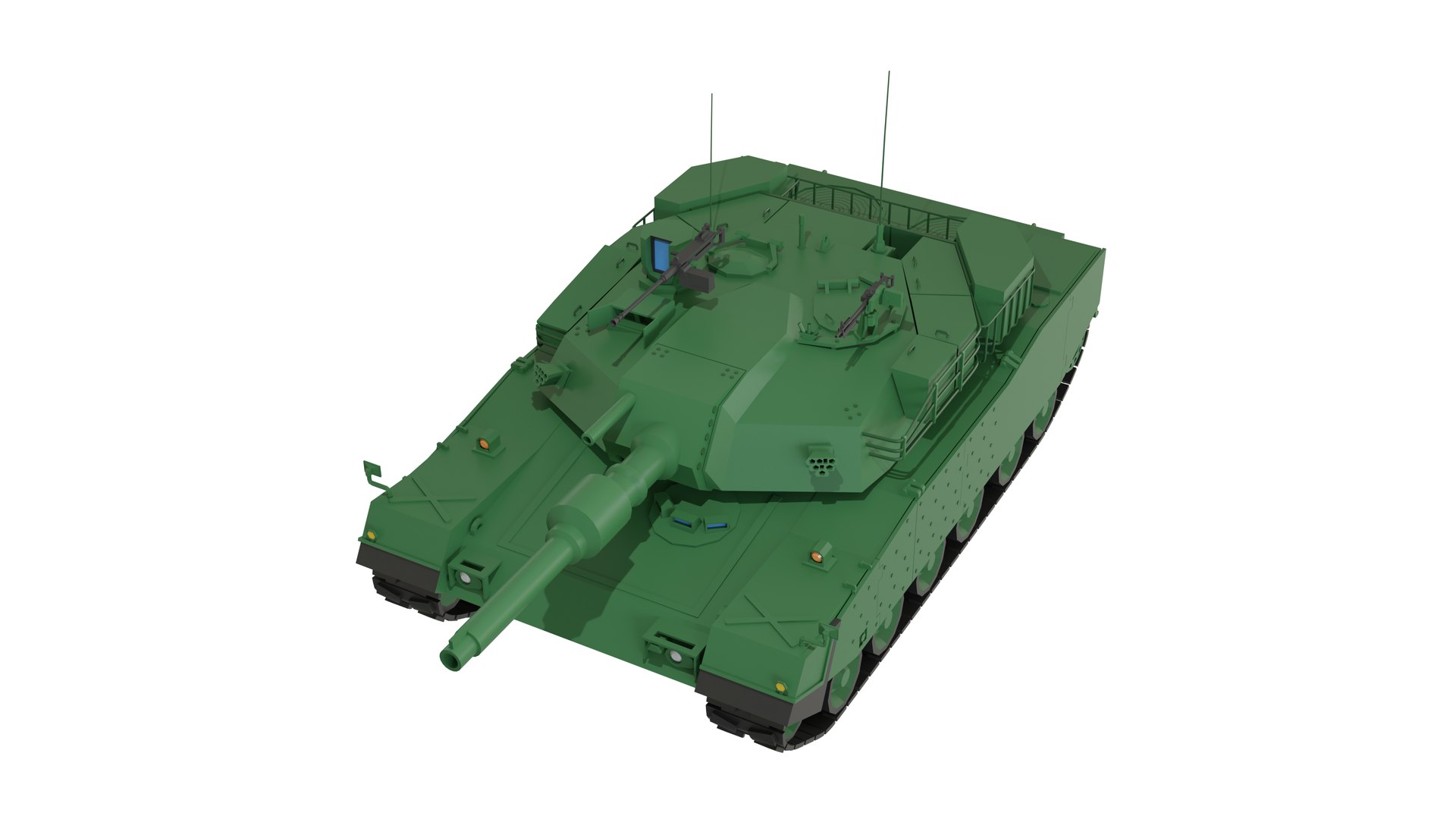 3D k1a1 tank - TurboSquid 1655366